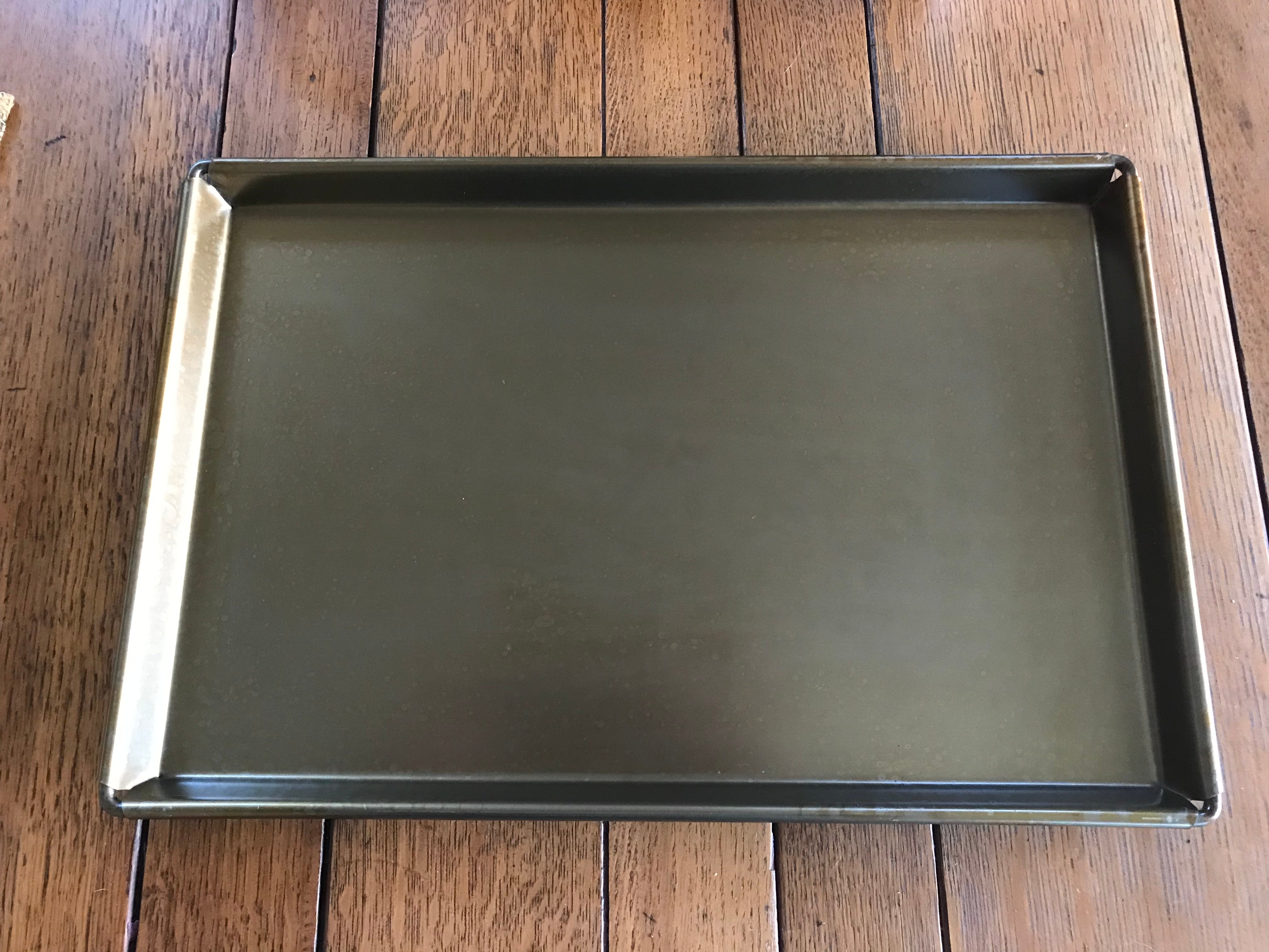 12”x 18”x1" SEASONED- 22-Gauge Cold Rolled Steel Sicilian/Grandma Pizza ...